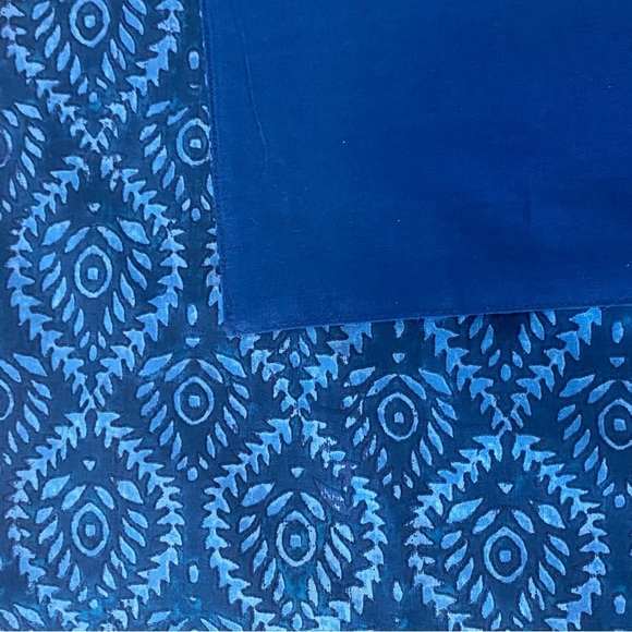 Williams Sonoma | Dining | Williams Somona Blue Ikat 8 Long Table ...